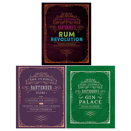 Tristan Stephenson 3 Books Collection Set (The Curious Bartender's Gin Palace, Artistry and ...