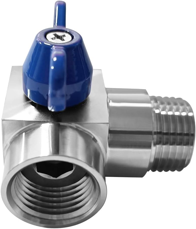 Amazon.com: Beduan 3/8” NPT Mini Ball Valve Male to Female Stainless ...