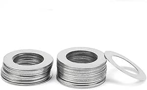 Amazon.co.jp: SeroNi 20-100 pcs M3 M4 M5 M6 M7 M8 M9 M10 to M30 Thickness 0.1 to 0.5mm 304 ...