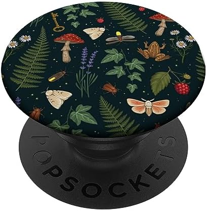 Amazon.com: Vintage Cute Cottagecore Frog Luna Moth And Mushroom ...