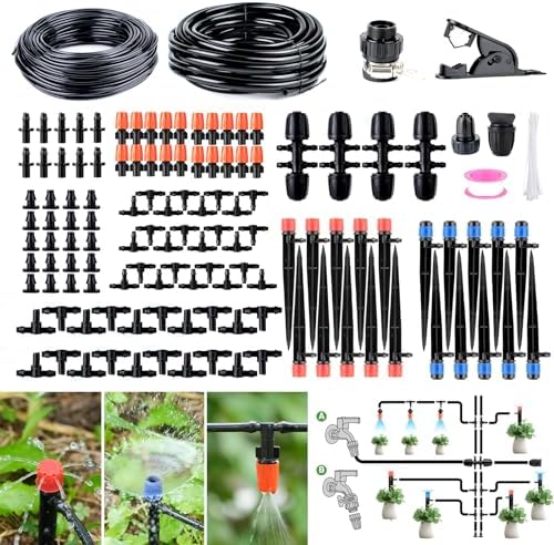 Amazon.com : MIXC 226FT Greenhouse Micro Drip Irrigation Kit Automatic ...