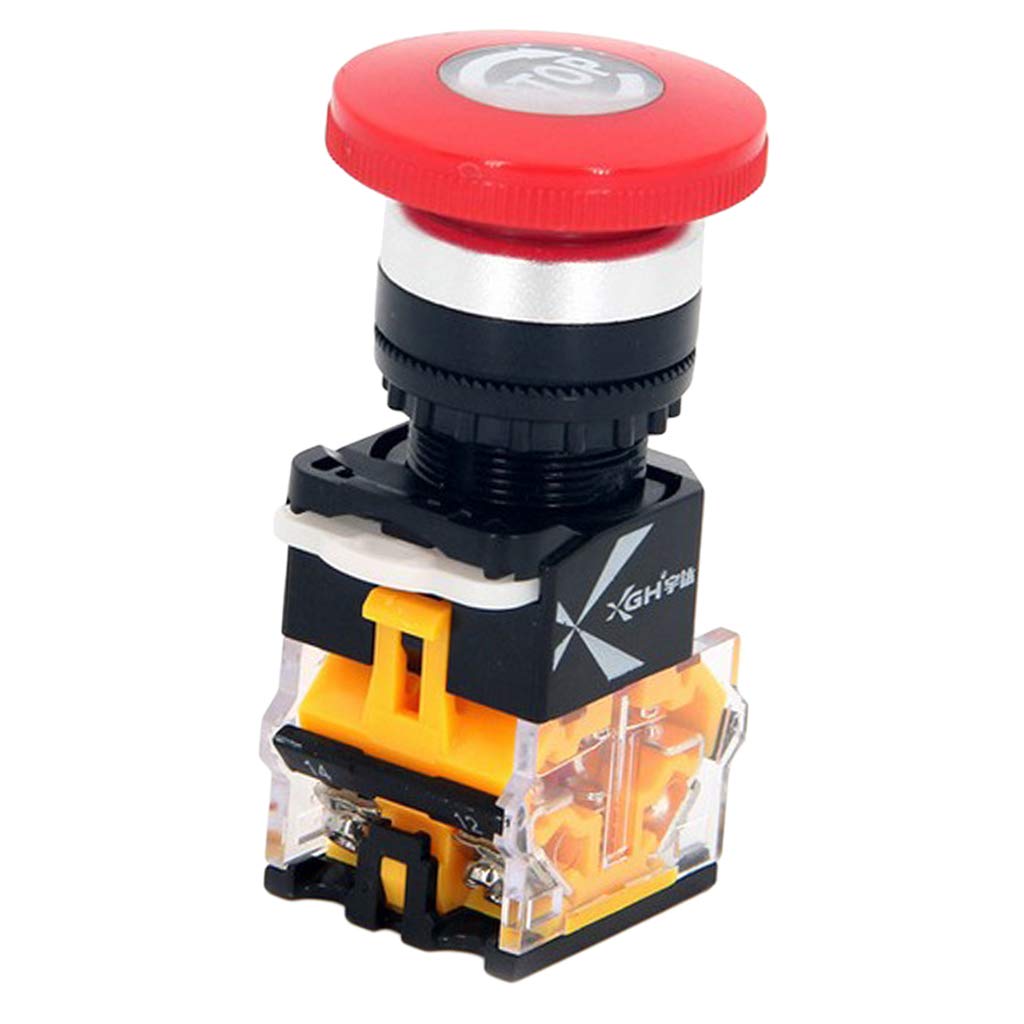 Buy GlobalNiche® Emergency Stop Latching Switch Mushroom Head Push ...