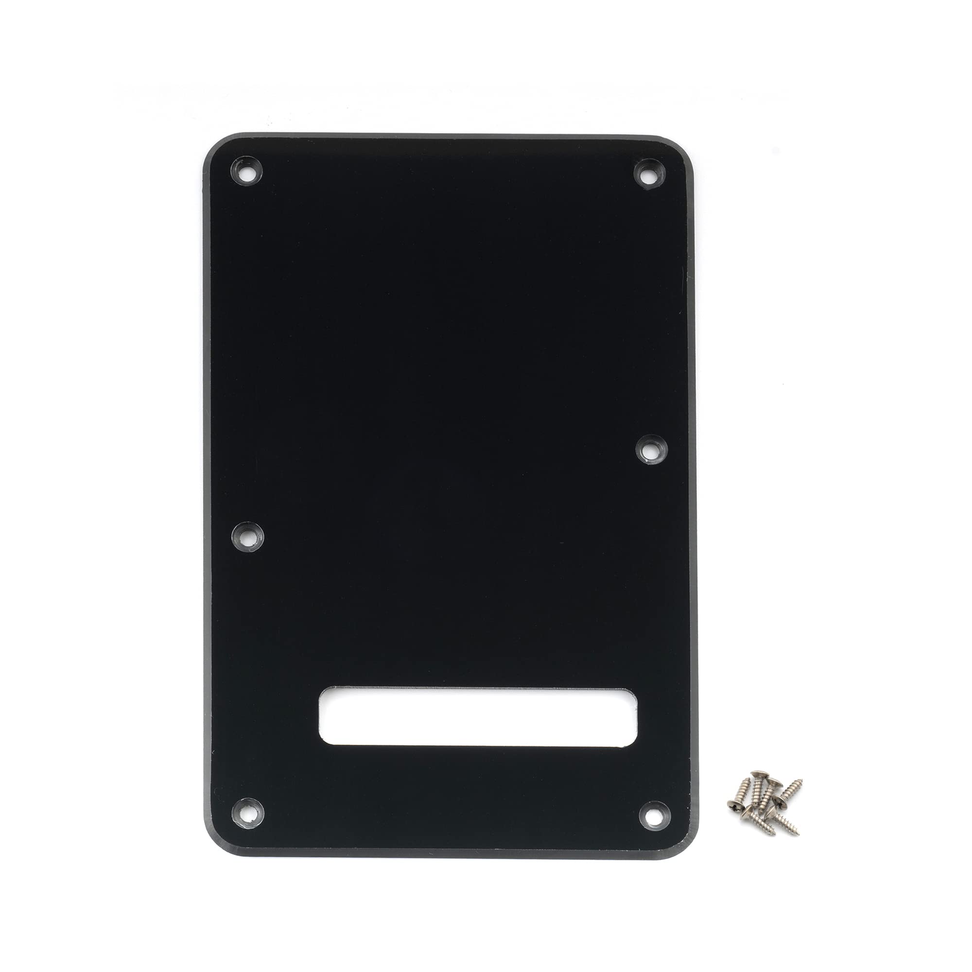 Snapklik.com : Musiclily 6 Hole Strat Back Plate Tremolo Cavity Cover ...
