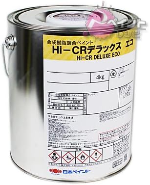 Amazon.co.jp: 日本ペイント Hi-CRデラックスエコ 白(つや有り) 4kg : DIY・工具・ガーデン