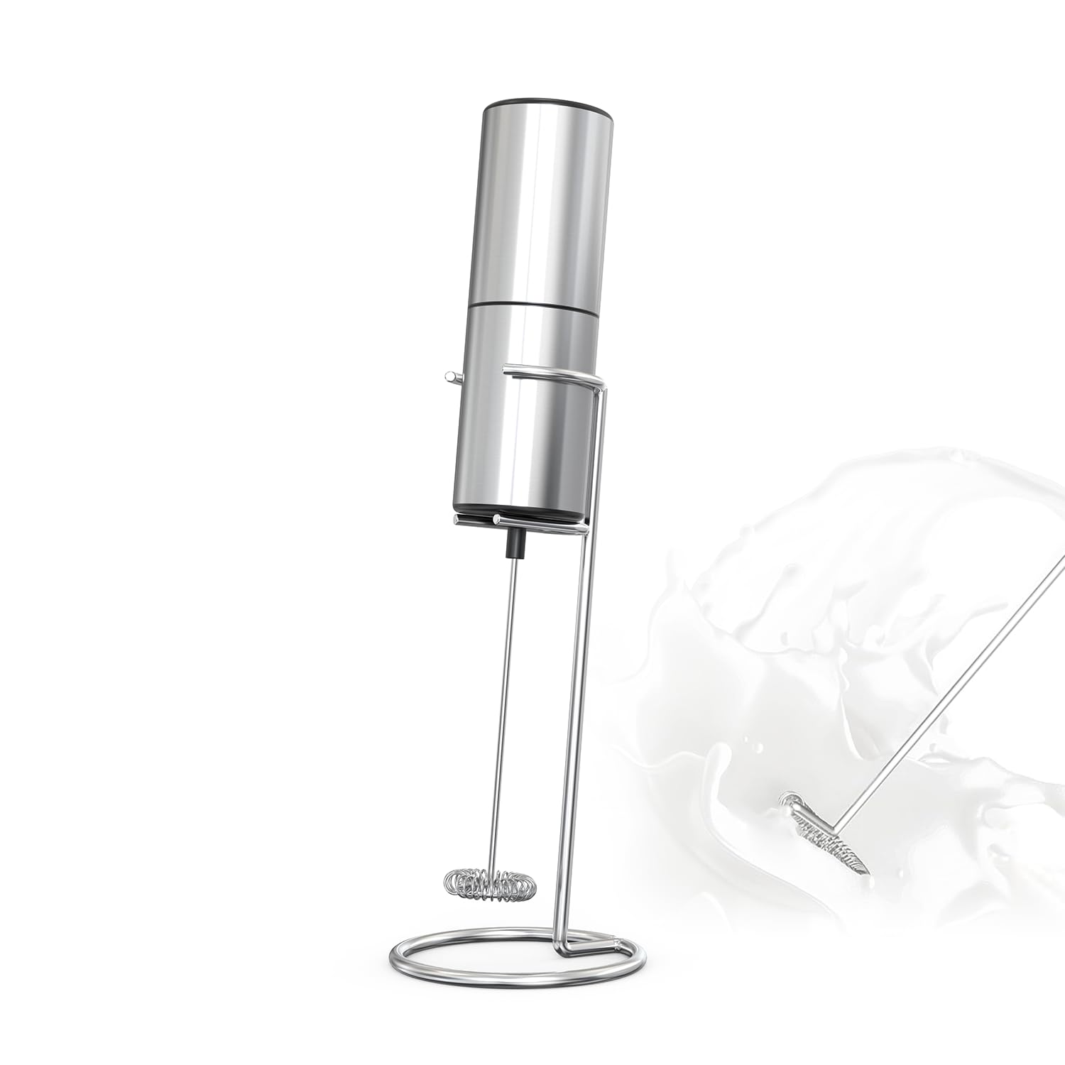 ELMWAY Electric Milk Frother Handheld,Hand Drink Mixer for Coffee ...