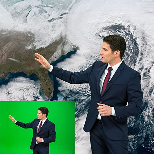 FOTOCREAT Green Screen Backdrop 5×6.5ft /1.5x2M Chromakey Greenscreen ...