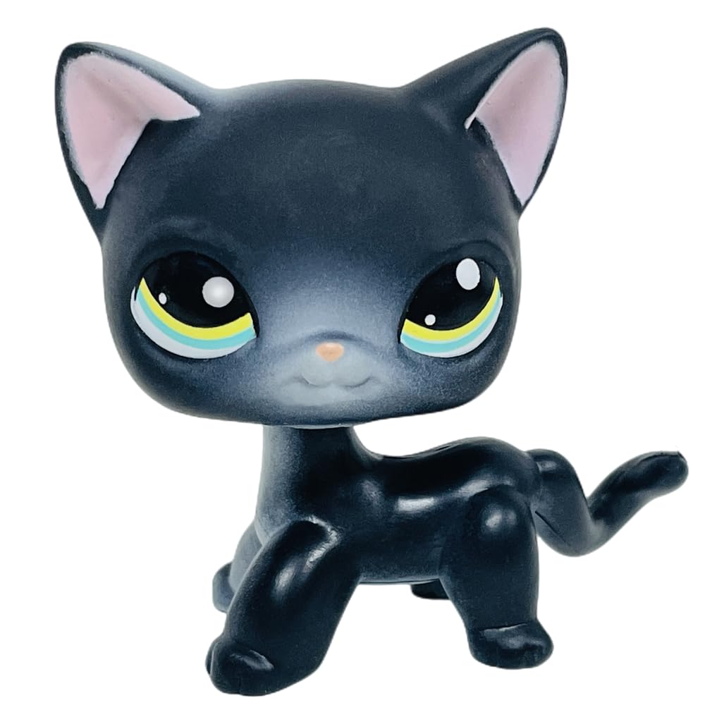 LPS Cat Toy, Rare Old Mini Pet Cat Kitty Kitten Cute Bobble Head Action ...