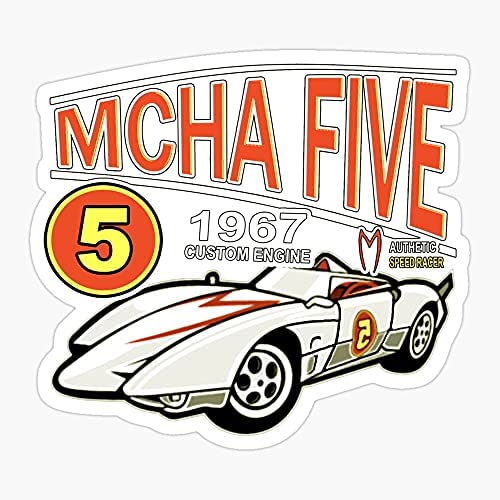 Amazon.com: Speed Racer Mach Five 60S Vintige Sticker Decal Vinyl ...