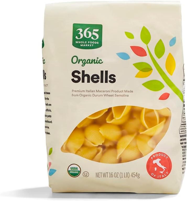 Amazon.com: 365 by Whole Foods Market, Organic Shells, 16 Ounce