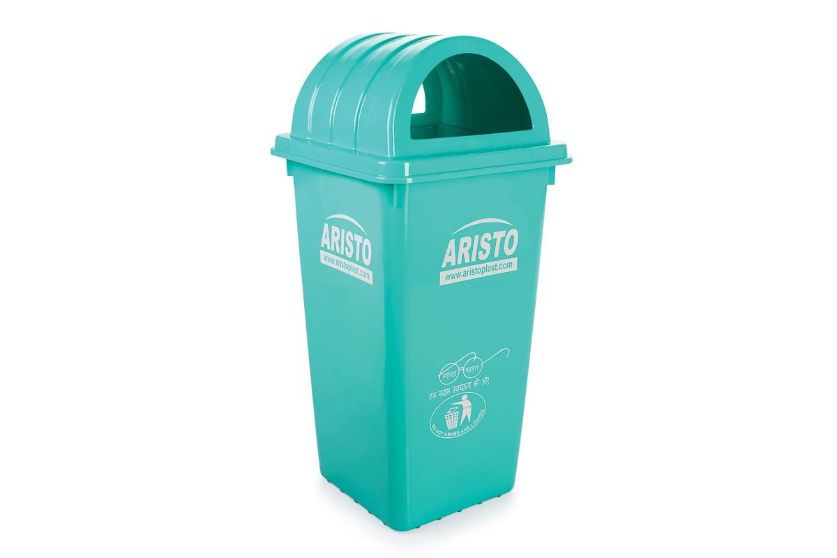 Square Dome Lid Big Garbage Waste Dustbin Trash Bucket 80 | Desertcart ...