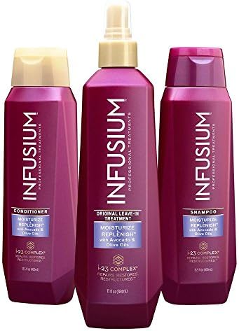 Amazon.com : Infusium Professional Shampoo, Conditioner and Leave-In ...
