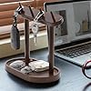 Amazon.com: WPKLTMZ Wood Entryway Tabletop Key Holder Rack,Rustic Burnt ...