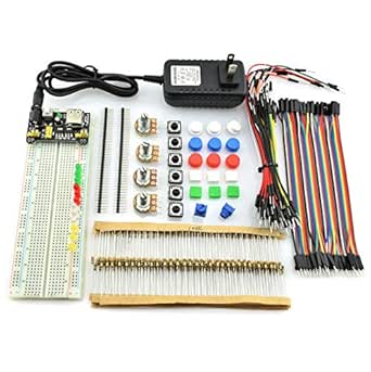 REES52 7 IN 1 Common Electronics Fun Kit 12V 1A Power Supply Adapter ...