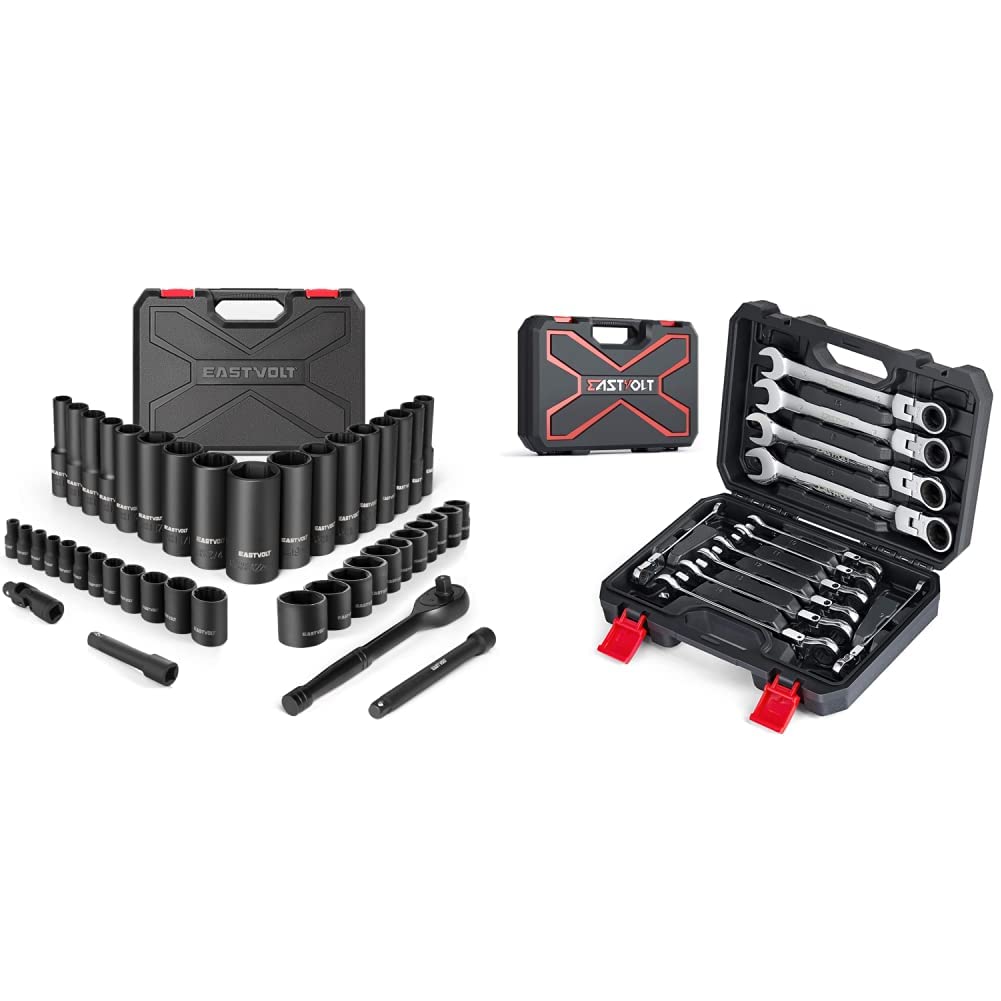 Amazon.com: Eastvolt Mechanic Tool Kits (ASK06) and 12-Piece Flex-Head ...