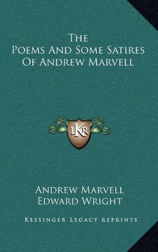 The Poems and Some Satires of Andrew Marvell : Amazon.es: Libros