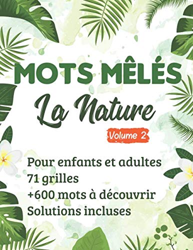 Mots Meles La Nature Volume 2 Pour Enfants Et Adultes | Desertcart ...