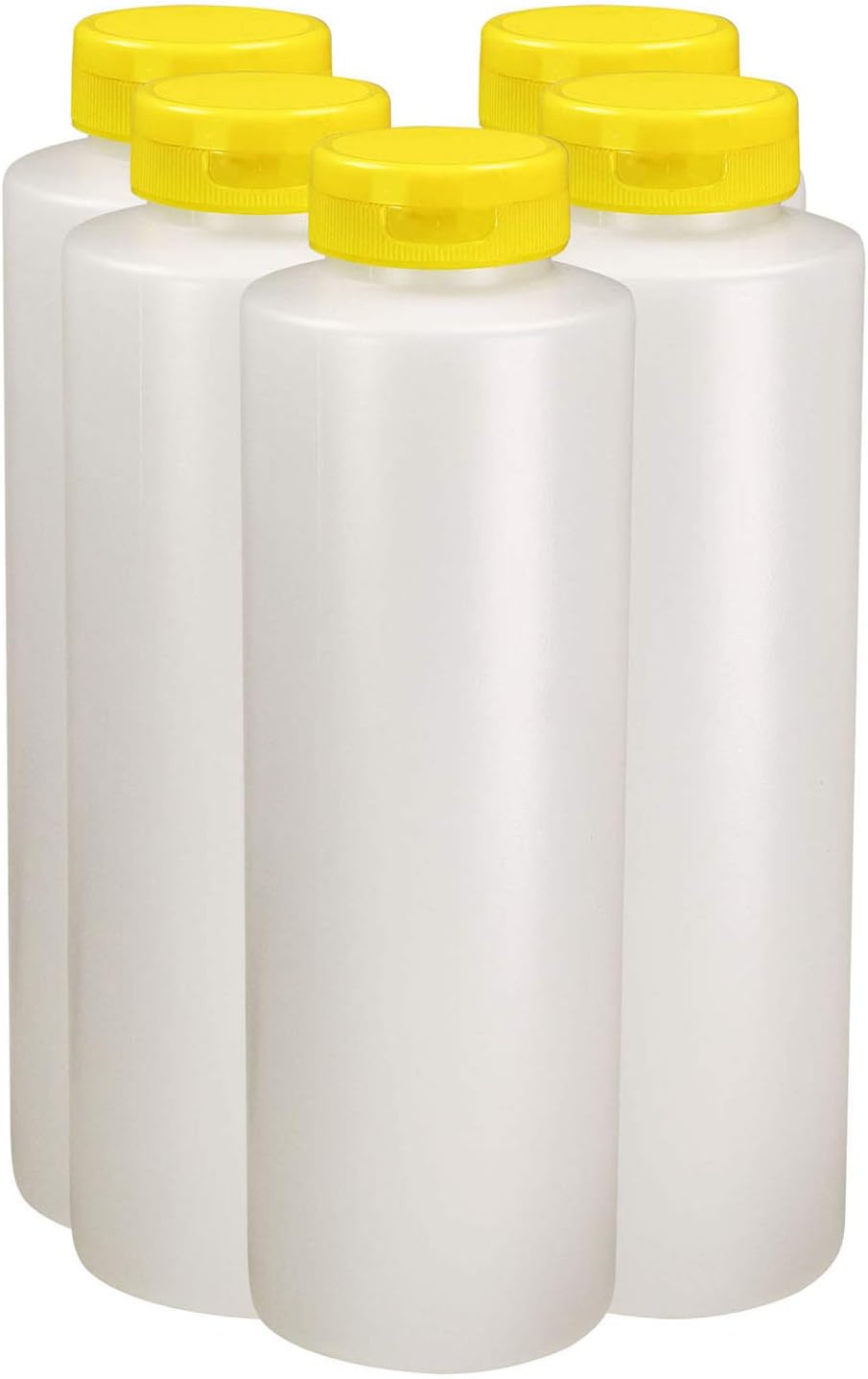 Amazon.com: Pinnacle Mercantile Condiment Squeeze Bottles with Flip Top ...