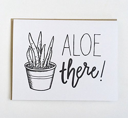 Amazon.com: Aloe There Greeting Card : Handmade Products