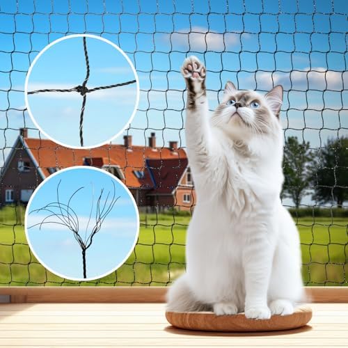 Amazon.com: Steel Reinforced Cat Netting for Balcony - 10ft x 20ft ...
