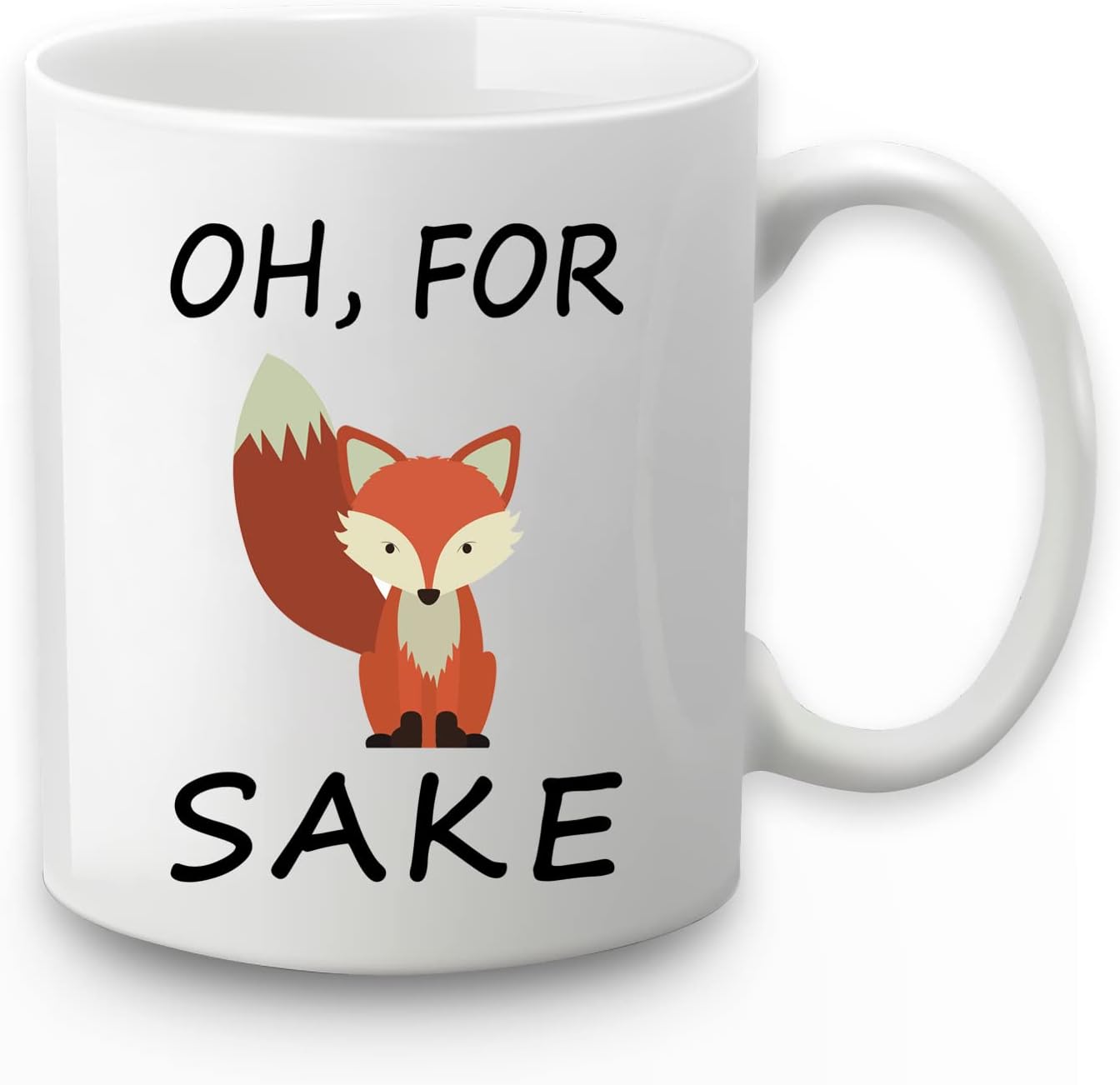 Amazon.com: Grindstore Oh For Fox Sake White Mug : Home & Kitchen