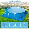 Mineup Rectangle Pool Ground Cloth, 335 * 335CM Foldable Swimming Pool ...