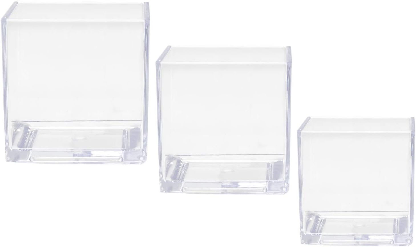 Amazon.com: Royal Imports Flower Acrylic Vases Cubes - Decorative ...