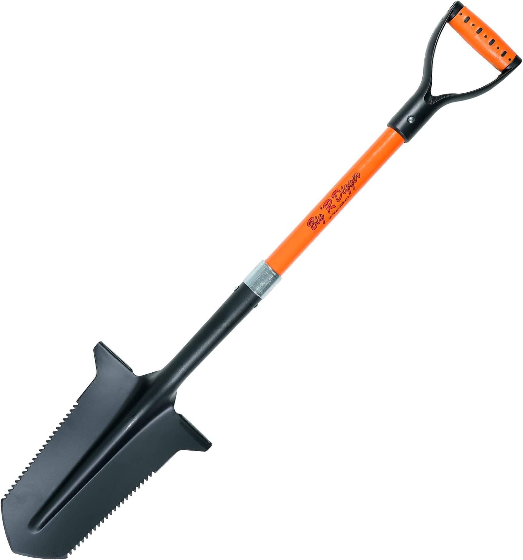 Amazon.com : Lil' Digger 29" Heavy Duty Small Double Serrated Shovel ...