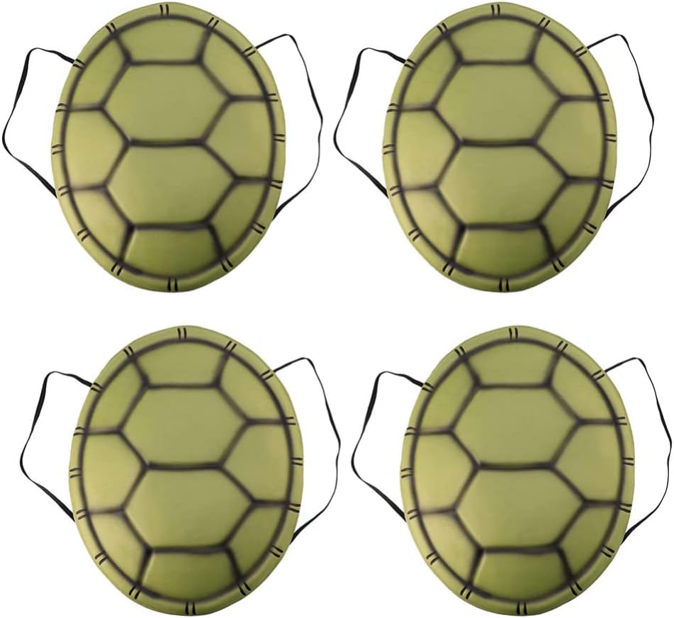 Amazon.com: TOYANDONA Kids Turtle Shell Costume, 4pcs EVA Turtle Shell ...