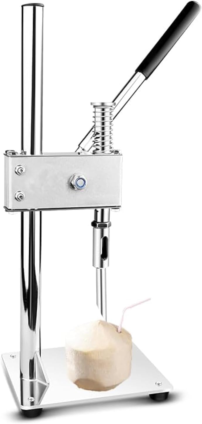 Amazon.com: OQUQO Coconut Opener Machine, Stainless Steel Coconut ...