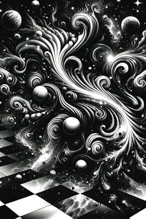 Cosmic Checkered: InkCraft Designs Cosmic Checkered Notebook Journal 6x9 Inches 100 Pages ...