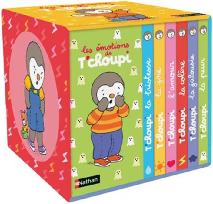 Les émotions de T'choupi - un coffret de 6 livres pour comprendre ses ...
