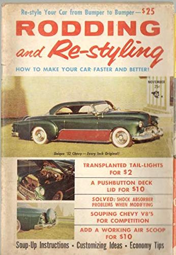 RODDING AND RESTYLING NOVEMBER 1956: Various: Amazon.com: Books