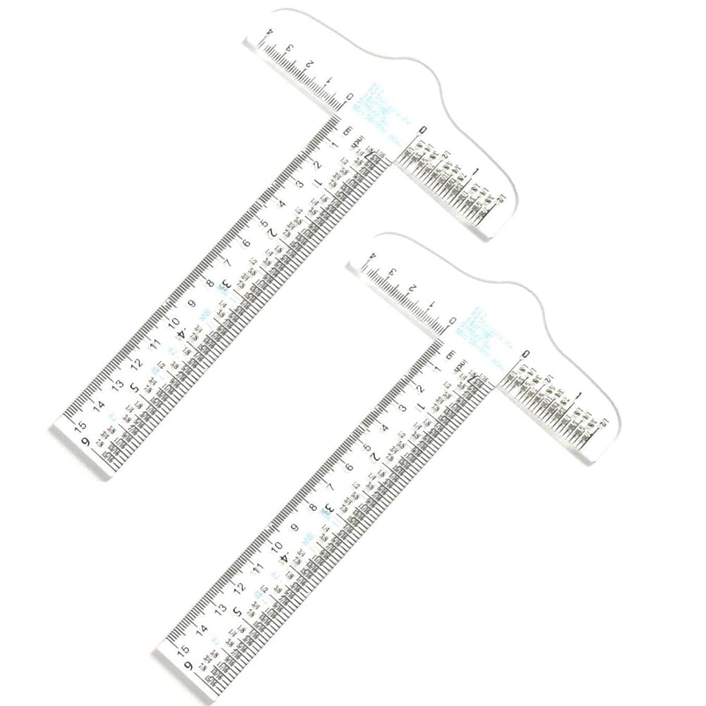 Amazon.com: 2Pcs Clear Acrylic T-Square Ruler,Drafting T Square ...
