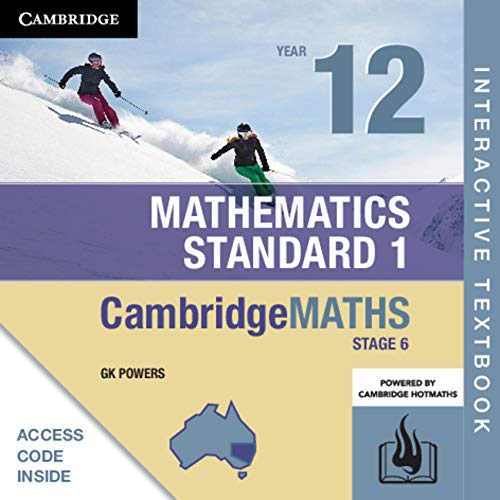 CambridgeMATHS NSW Stage 6 Standard 1 Year 12 Digital Card: Powers, Gregory, Cambridge Hotmaths ...