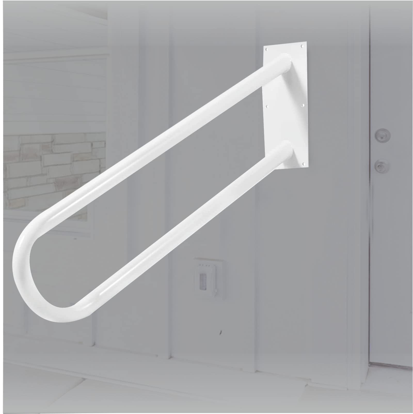 RVFuionm 24" Handrails for Outdoor Steps,Safety Wall Mount handrail ...