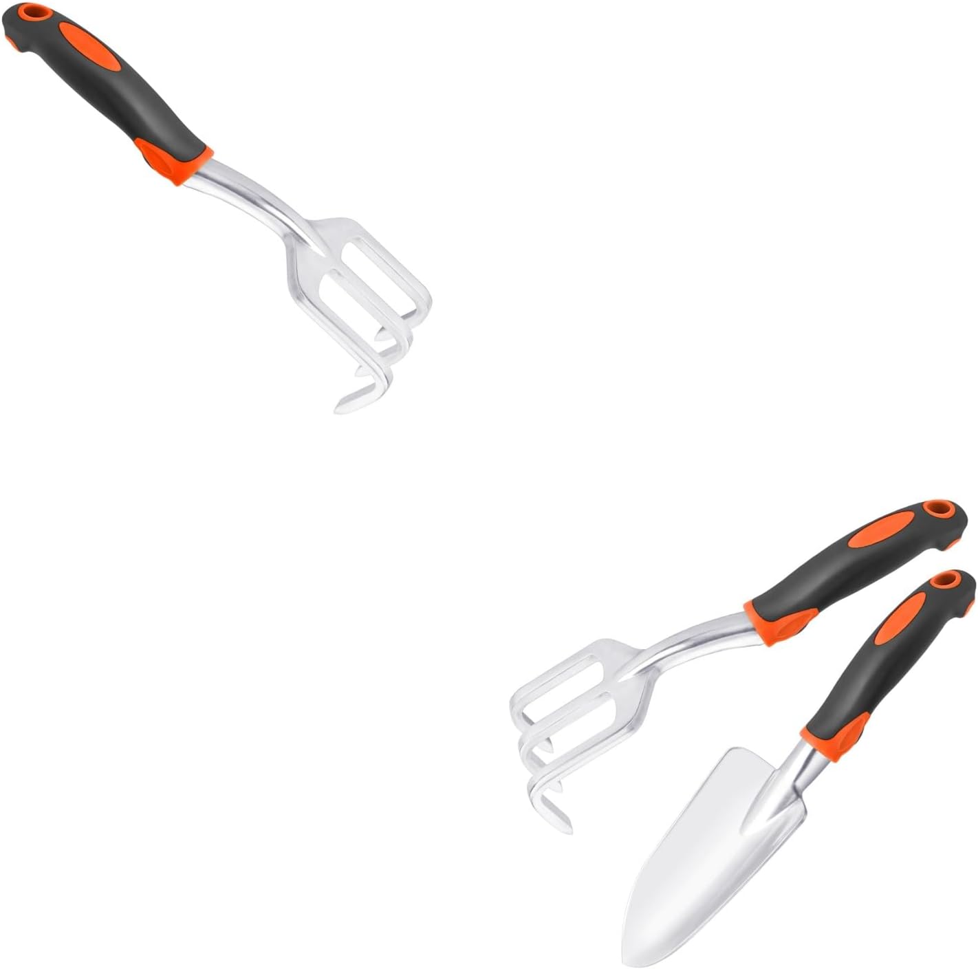 Amazon.com : Hand Rake Garden Tool, Heavy Duty Hand Cultivators for ...