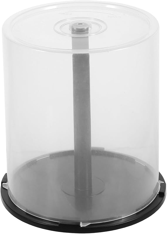 HOLIDYOYO CD/DVD Cake Box Spindle, Empty CD/DVD Storage Box DVD Storage ...