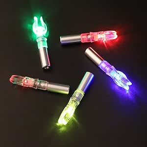 Amazon.com : HNZMDY 5 Pcs Archery Lighted Nocks Insert Arrow Nocks .244 ...
