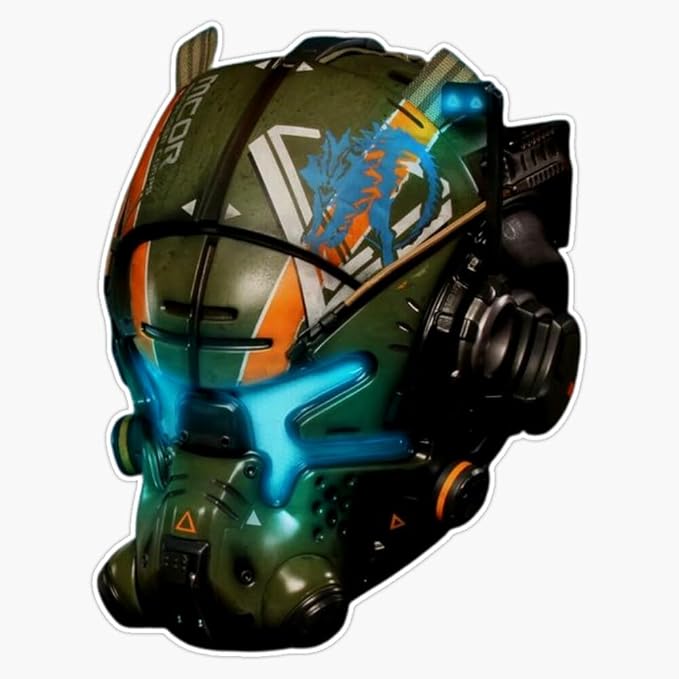 Amazon.com: Titanfall 2 Helmet Sticker Decal Car Window Water Bottle 5 ...