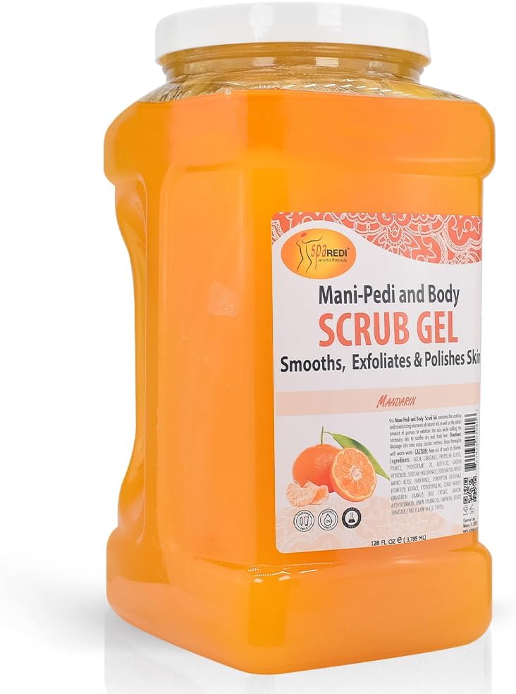 Amazon.com : Spa Redi Pedi Scrub Gel - Mandarin (Gal) : Beauty ...