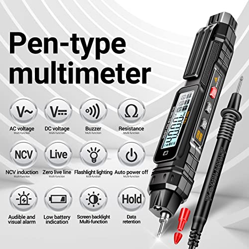 Snapklik.com : Pen Type Digital Multimeter 4000Count AC/DC Voltage ...