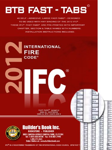 2012 International Fire Code (IFC) BTB Fast Tabs: Builder's Book ...