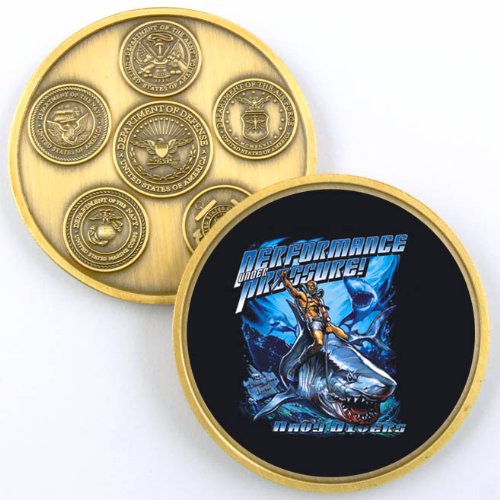 NAVY DIVERS PERFORMANCE PHOTO CHALLENGE COIN YP535 at Amazon's ...