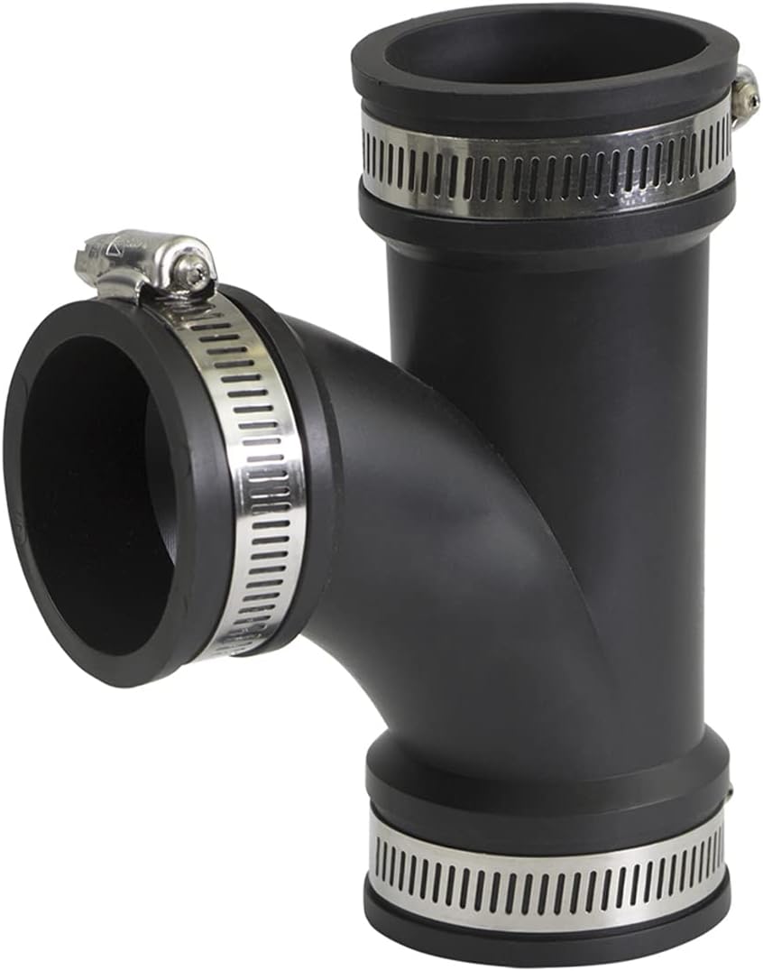 Amazon.com: Fernco 1.5 in. Hub Flexible PVC Wye DWV Pipe Fitting ...