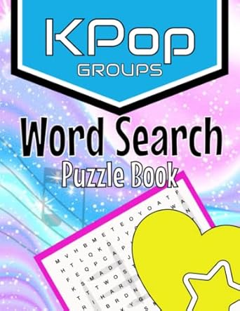 KPop Groups Word Search Puzzle Book: Amazon.co.uk: Mccrae, Sabrina ...