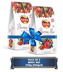 Eatriite Berry Mix 400g Cranberries, Cherry & Mix More | Real Dried Berries (200gx2) : Amazon.in ...