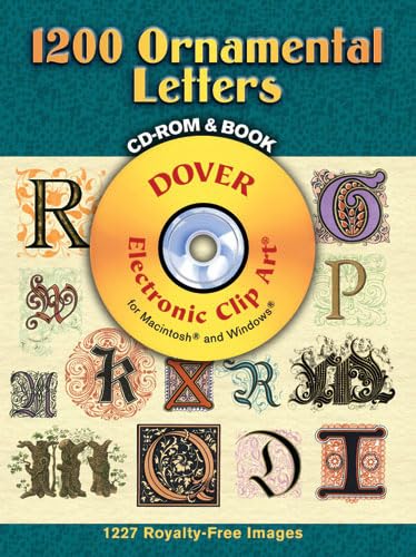 1200 Ornamental Letters (Dover Electronic Clip Art): Amazon.co.uk: Inc ...