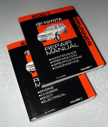 2001 Toyota 4Runner Repair Manuals (2 Volume Set): Toyota Motor ...