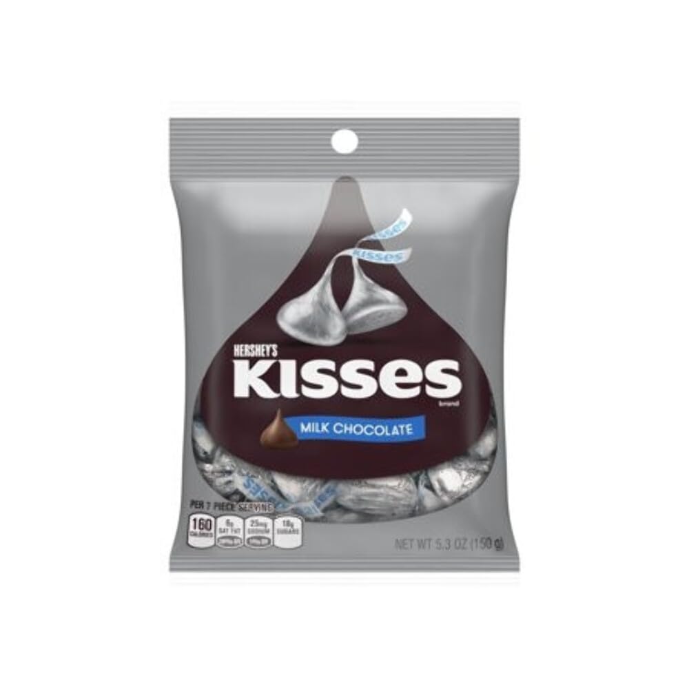 Amazon.com : HERSHEY'S Kisses Chocolate Candy, 5.3 Ounce : Grocery ...