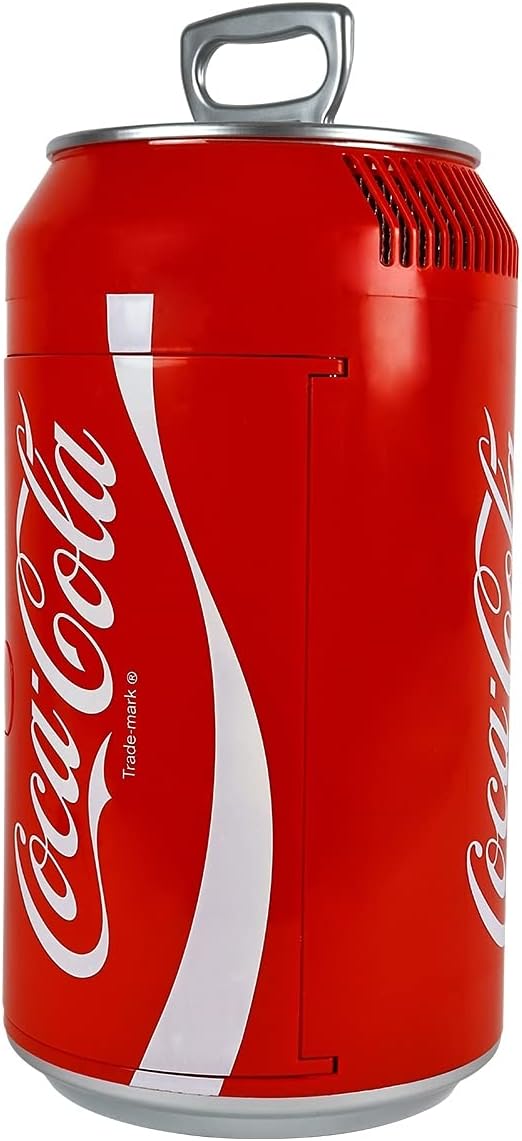Amazon.com: Coca Cola Mini Fridge - 12 Can Refrigerator for Bedroom ...